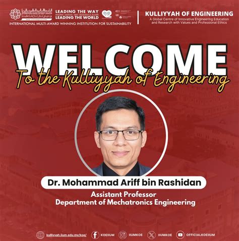 Mechatronics Engineering Iium Mechatronics Engineering Department Iium