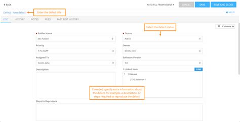 7 Create A Defect Bug Qacomplete Documentation