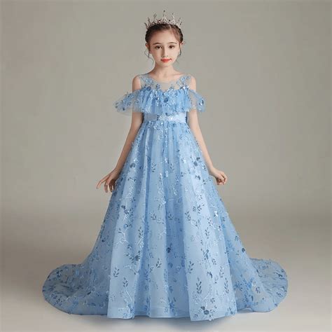 لباس بچه گانه پرنسسی؛ تور ساتن حریر 2 طرح پروانه ای عروسکی آراد برندینگ