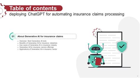 Deploying Chatgpt For Automating Insurance Claims Processing Powerpoint