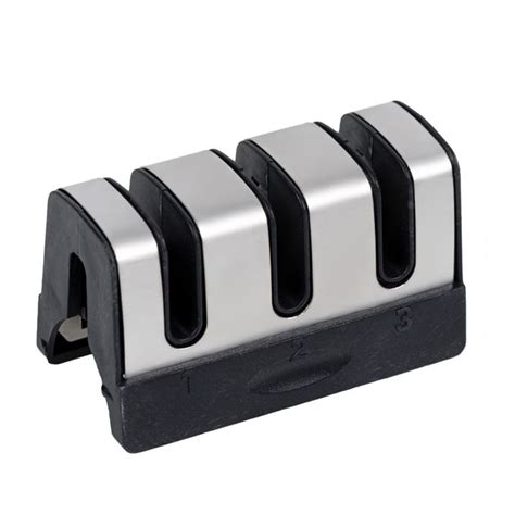 Ръчен уред за заточване на ножове Boutique Store® 3 позиции противоплъзгаща дръжка 18х6 см