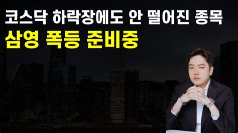 급등 신호탄 삼영 주식 알아보기 Youtube