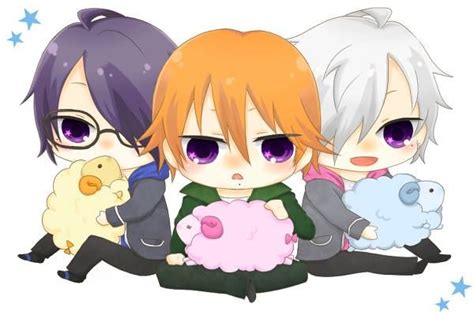 Chibi Triplets Romantic Anime Brothers Conflict Anime Crafts