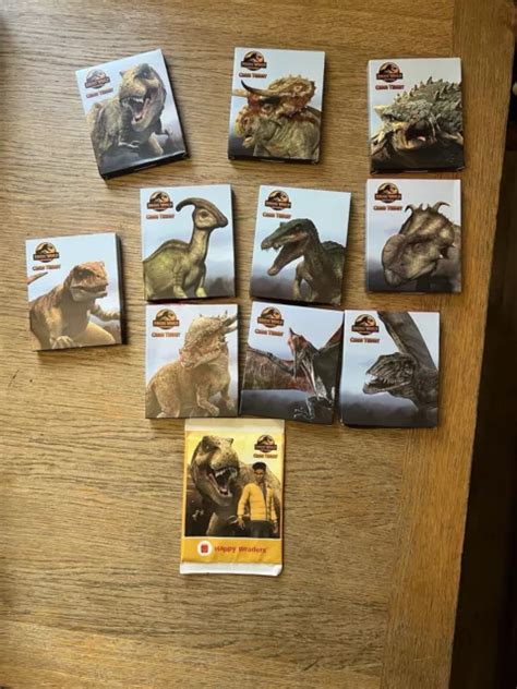 Mcdonalds Happy Meal 2024 Jurassic Park Chaos Theory 3d Dinosaur Kits Various £15000