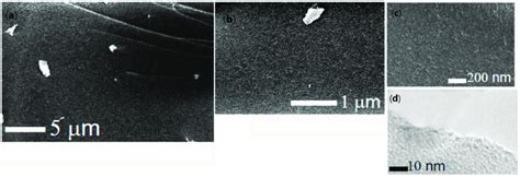 SEM A C And TEM D Images Of The Same Sample Of SiO They Were Download Scientific
