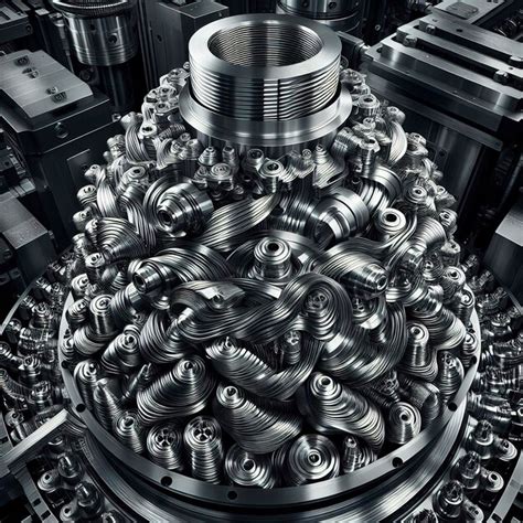 Premium Photo Metal Forming From Cnc Lathing Machine Texture