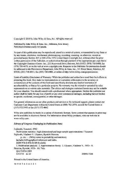 pdf multivariate statistics dokumen tips
