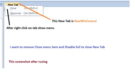winforms how to disable remove button for kryptonpage with context