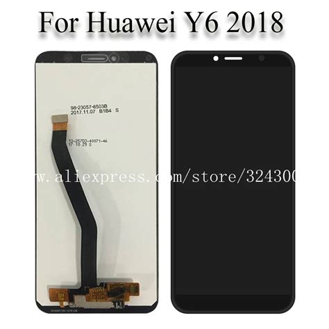 Original For Huawei Y6 2018 LCD Display Touch Screen Digitizer Assembly Replacement For 5 7