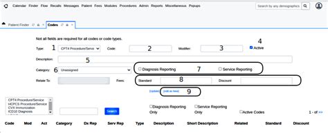 Howto Add Or Edit A Billing Code In Openemr Openemr Project Wiki