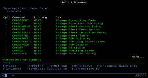23 Most Common As400 Commands As400 Iseries