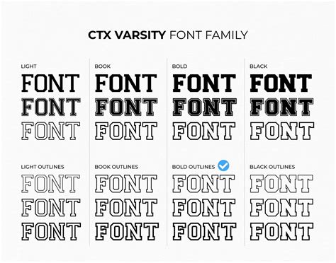 Varsity Font Svg Png Ttf College Font Svg Sport Font School Font Varsity Bold Outline Font