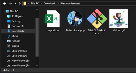 GitHub ThusharaX File Organizer Organize The Files Into The Relevant