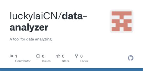 Github Luckylaicn Data Analyzer A Tool For Data Analyzing