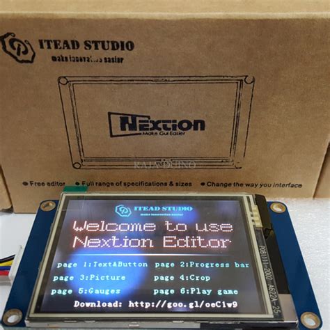 Jual Nextion HMI UART LCD TFT Touchscreen X Px For Arduino Kota Bekasi RAJADUINO