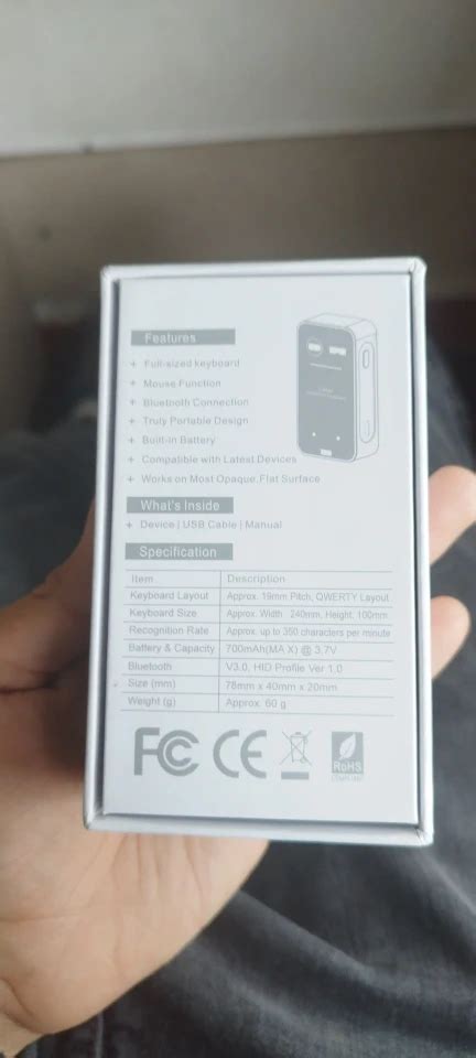 Laser Projection Keyboard Bluetooth Wireless Virtual Projection Fusion The Fashion