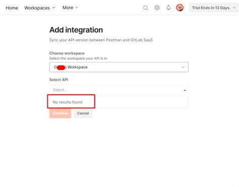 Sync Api With Gitlab Sync Integration Api Not Available Help Hub Postman Community