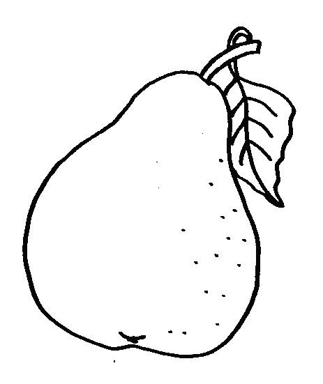 Poire Coloriage