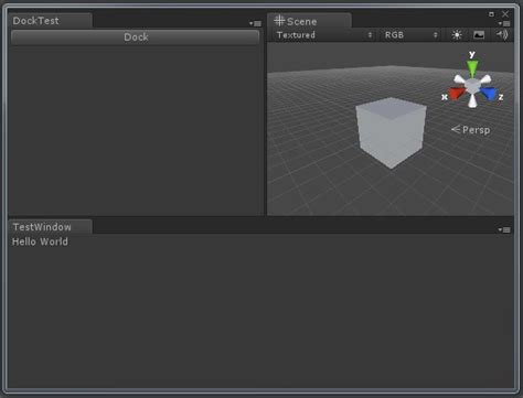 Docking Editor Windows Side By Side Via Script Unity Engine Unity