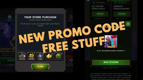 New Promo Code Nycc Beginner Bundle Mcoc Youtube