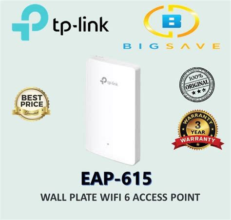 Tp Link Eap Ax Wall Plate Wifi Access Point Lazada