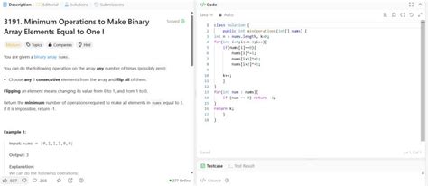 day54 100daysofcode leetcode java greedyalgorithm bitmanipulation