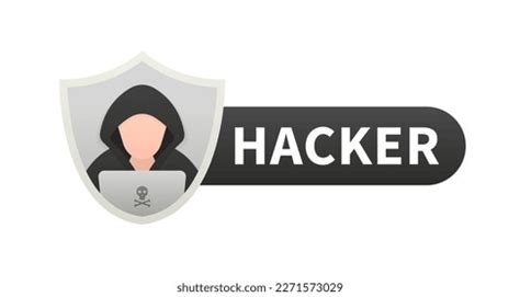 Concept Hacker Shape Shield Laptop Computer Stock Vector Royalty Free Shutterstock