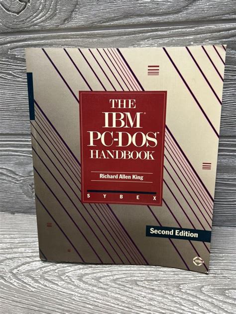 The IBM PC DOS Handbook Second Edition Higher Intellect Vintage Wiki