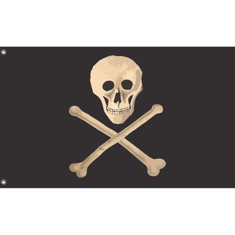 Jolly Roger Flag Unique Design Print High Quality Materials 5