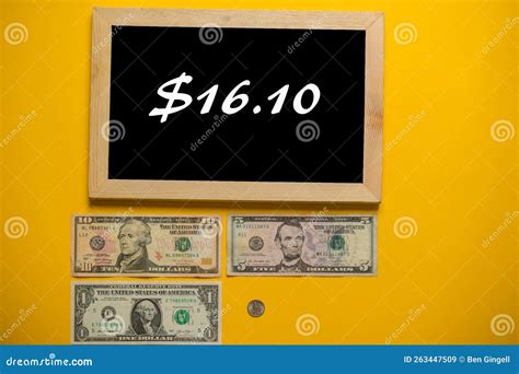 United States Minimum Wage Stock Image Image Of America 263447509