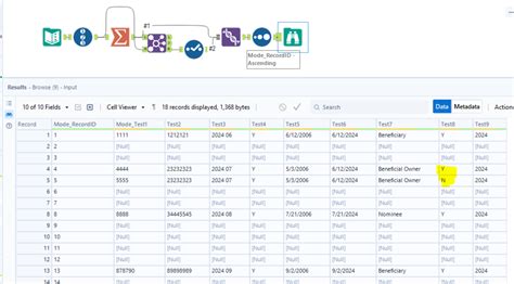 How To Replace Repeated Fields In A Column With Bl Alteryx Community