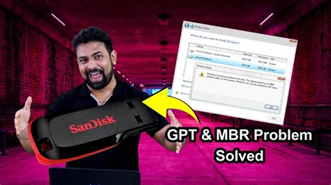 windows cannot be installed to this disk gpt and mbr problem solved