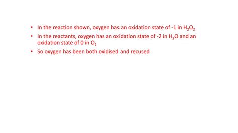 Define Oxidation Ppt Download