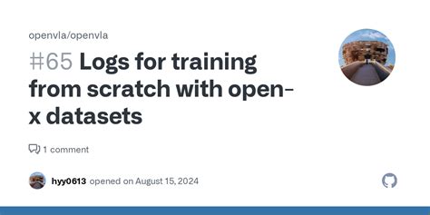 Logs For Training From Scratch With Open X Datasets · Issue 65