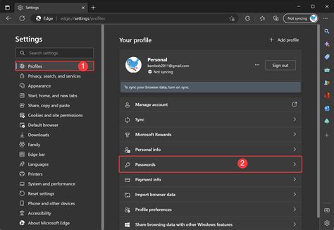 How To Backup Saved Passwords In Edge Browser Gear Up Windows