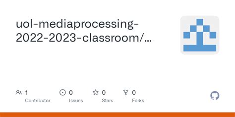 Class Materials Python Exercises Solution Ipynb At Main · Uol Mediaprocessing 2022 2023