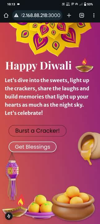 gaurav kumar on linkedin diwali2024 nextjs webdevelopment happydiwali festivaloflights