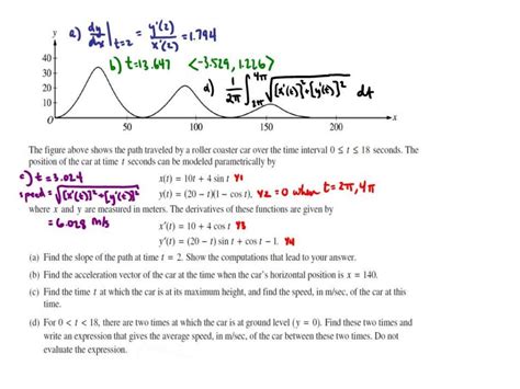 Ap Calculus Bc Parametric Vector Frq