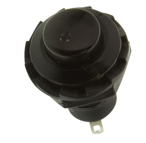 Black R MM PIN Momentary Self Reset Round Cap Push Button Switch Buy Online