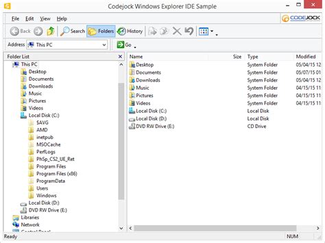 User Interface Examples Codejock
