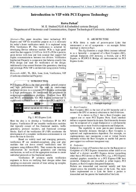 Pdf Introduction To Vip With Pci Express Technology