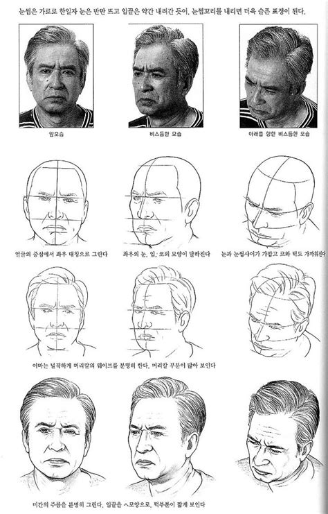 초상화 스케치 초상화 그리기 인물 드로잉 인체