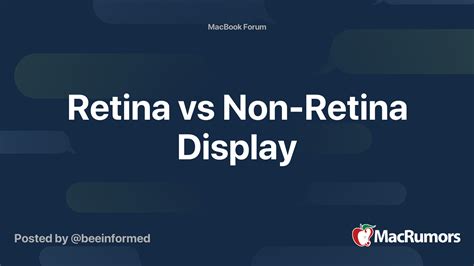Retina Vs Non Retina Display Macrumors Forums