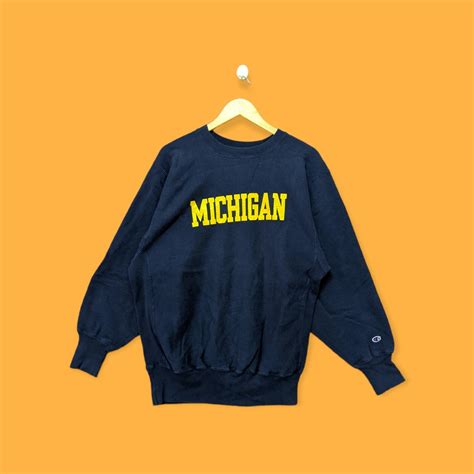 Vintage 90s Michigan University Champion Reverse Weave Sweatshirt