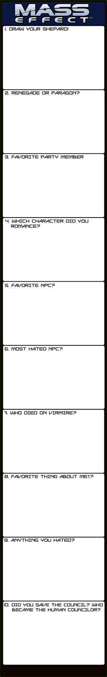 Mass Effect Meme Blank Mass Effect Mass Memes