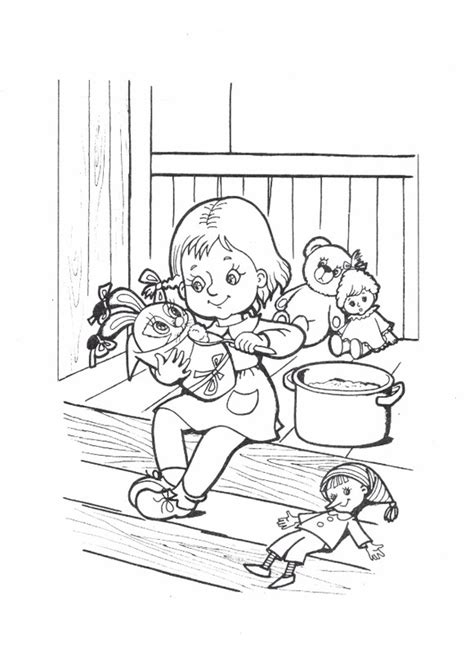 Сюжетные картинки раскраски для детей 6 7 лет для составления рассказа