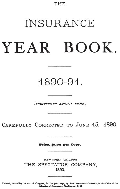 Daniel Korns 1890 Insurance Agent