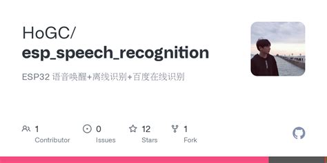 GitHub HoGC esp speech recognition ESP 语音唤醒 离线识别 百度在线识别
