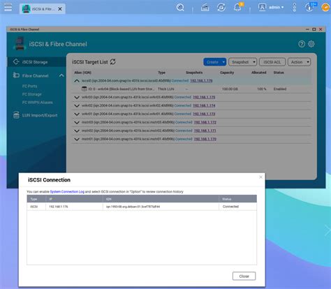 configure iscsi target for containerd storage for k3s cluster on