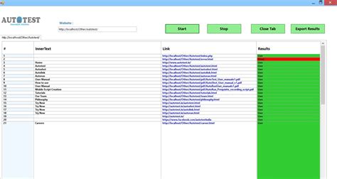Atis Autolink All Links Testing Automation